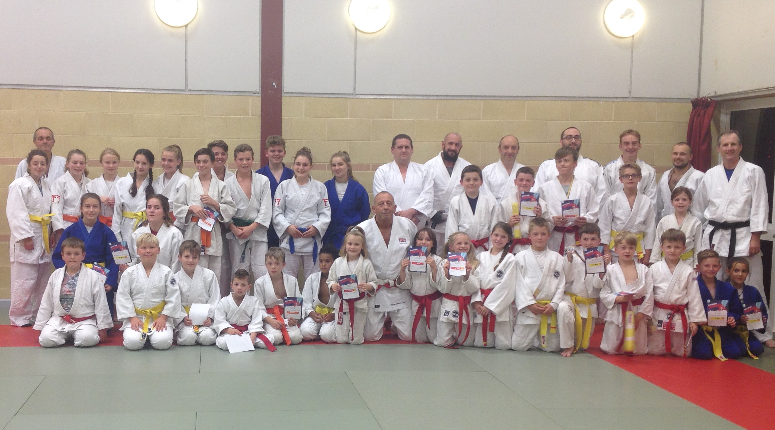 Bumper gradings evening for Norfolk club - British Judo