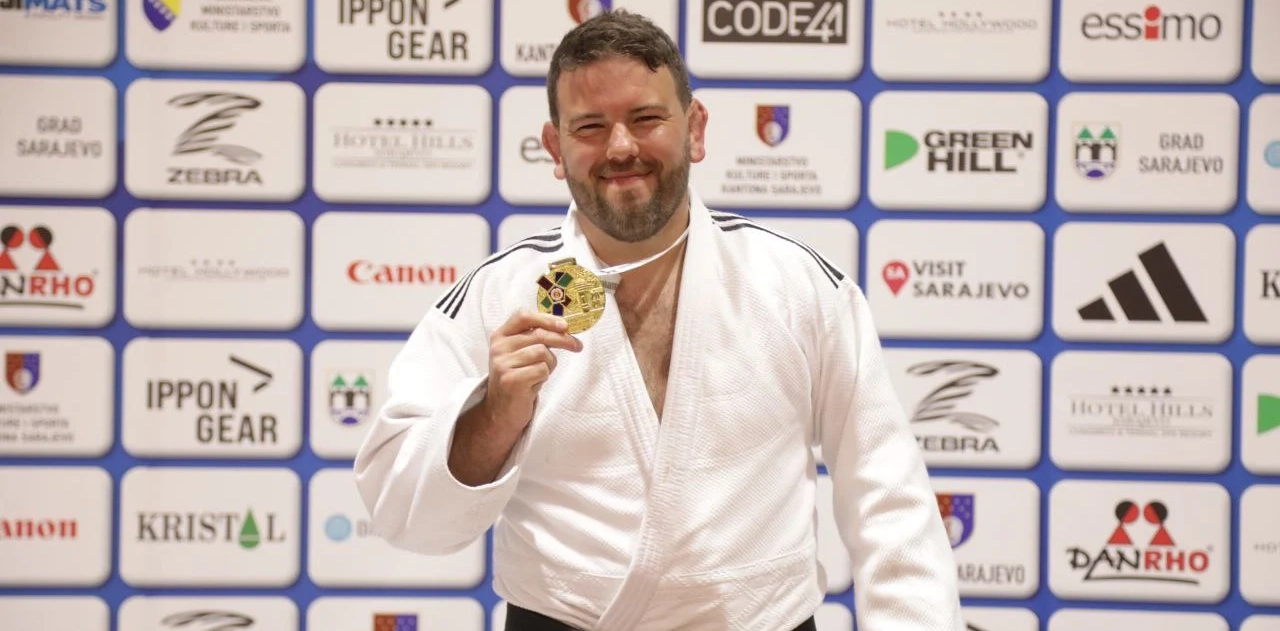 Four crowned European Veteran Champions - British Judo